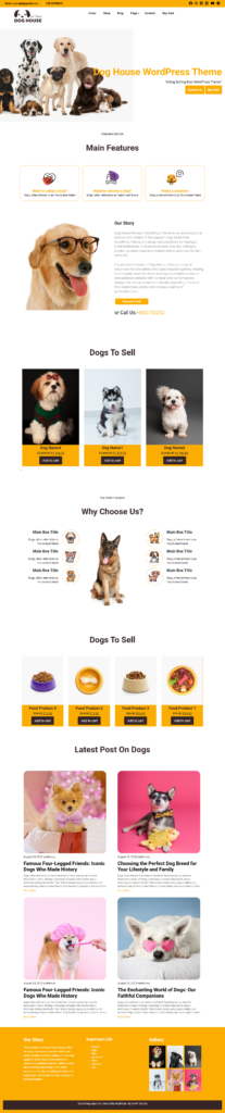 Dog House Premium WordPress Theme - CA Wordpress Themes